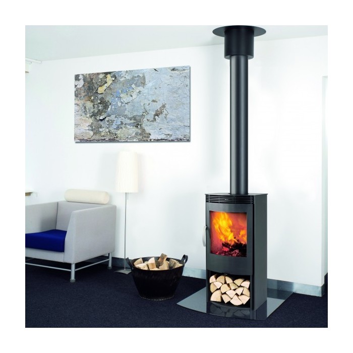 DINAK DW Black nisbus-verticaal L:44cm Ø150mm (verloop EW-DW) | 123...