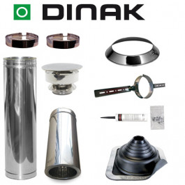Set EPDM ejot Ø150mm DINAK met nisbus en trekkap en dakbevestigings...