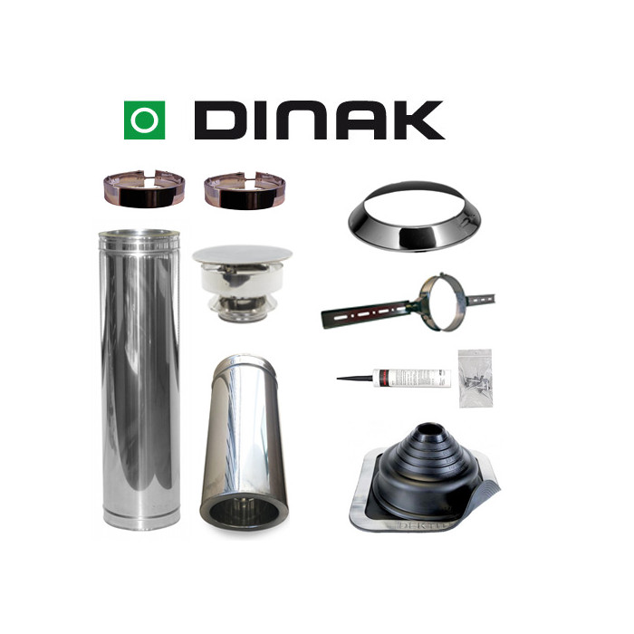 Set EPDM ejot Ø150mm DINAK met nisbus en trekkap en dakbevestigings...